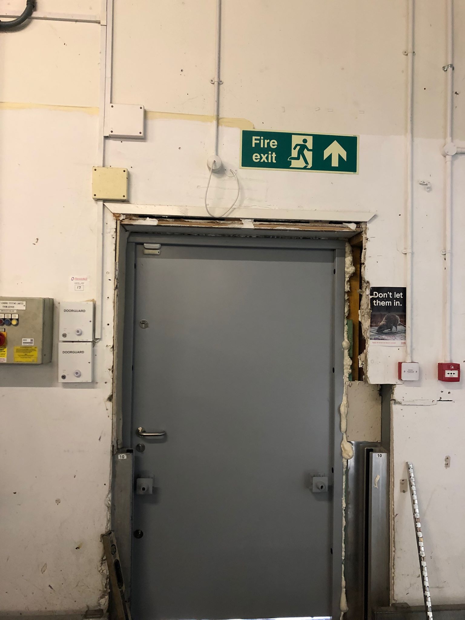 Security Door Instillation - Tesco Carlise